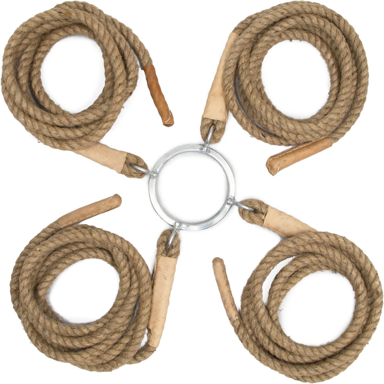 Amazon.com: Crown Sporting Goods 4 Way Tug of War Rope for Kids and ...
