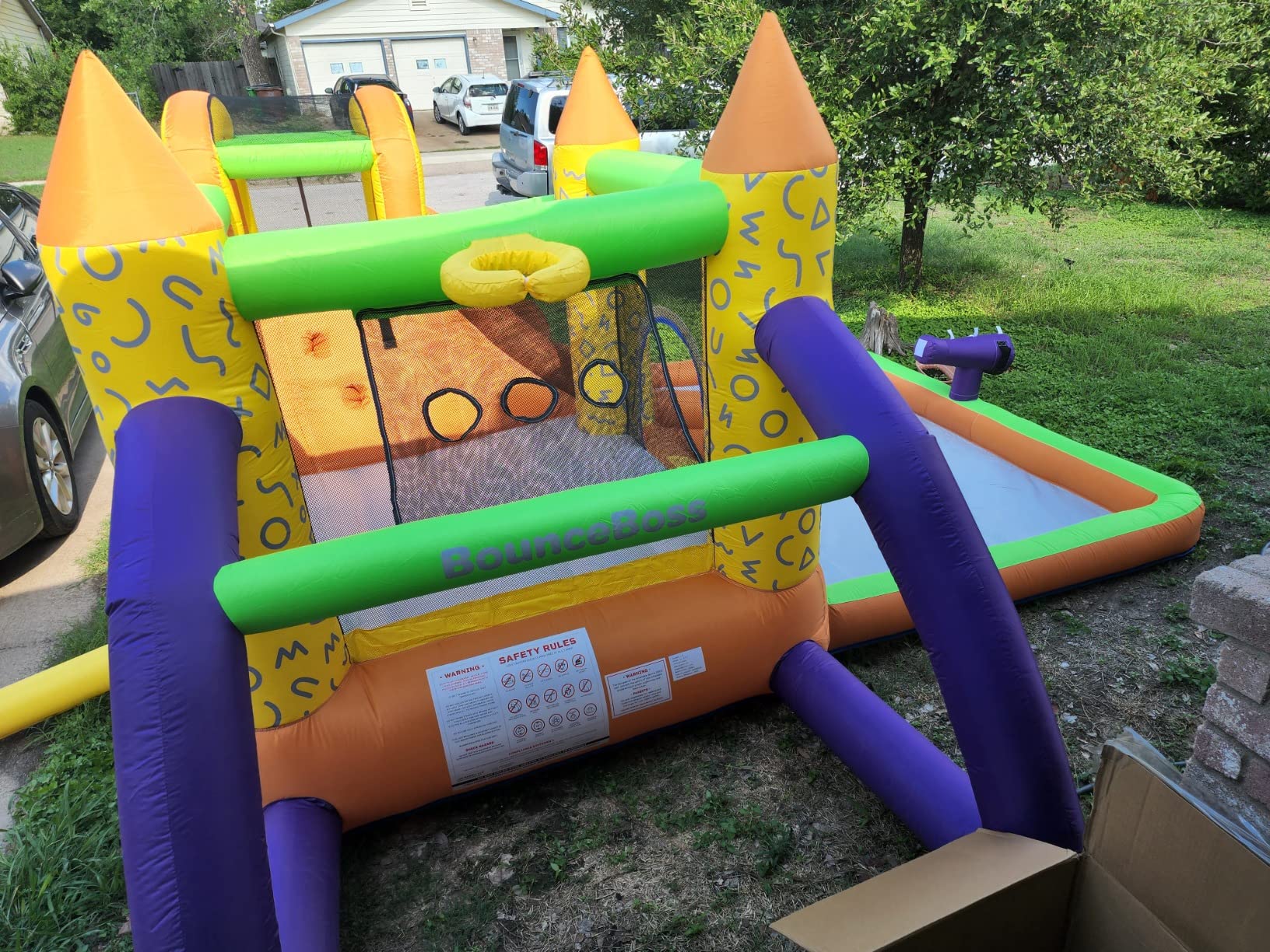 $50/mo - Finance JoyBerri Bounce House Waterslide - Inflatable Water ...