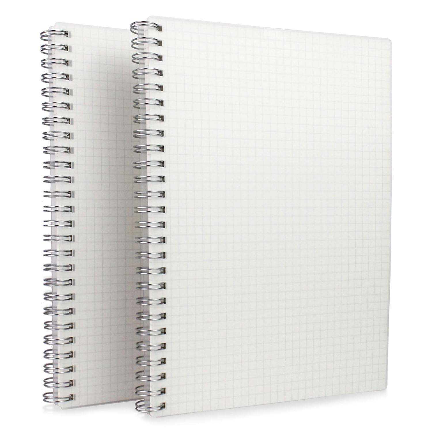 HULYTRAAT Graph Ruled Wirebound Spiral Notebook, 6.7 x 8.9 Inch, Sturdy ...