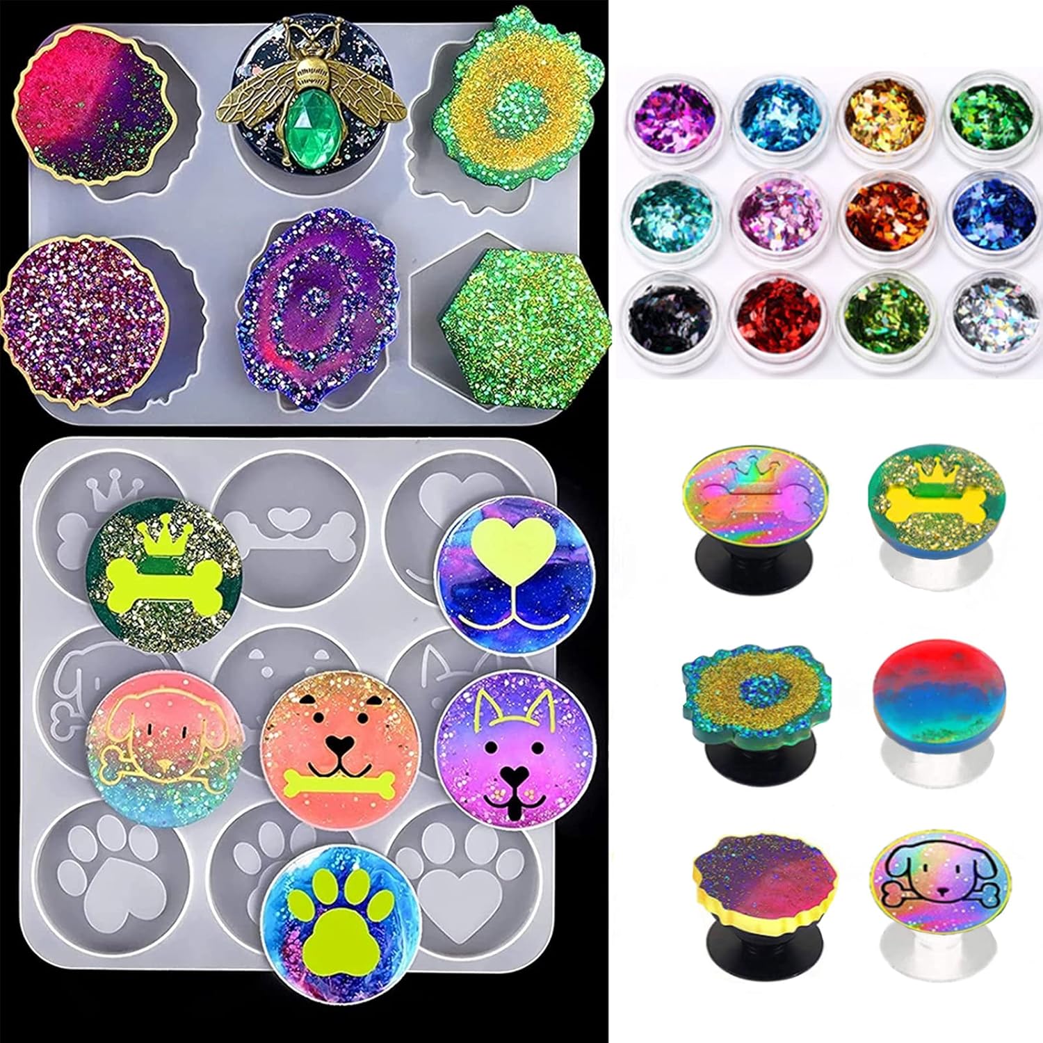 Amazon.com: CzjingY Resin Phone Socket Making Starter Kit - Resin Kits ...