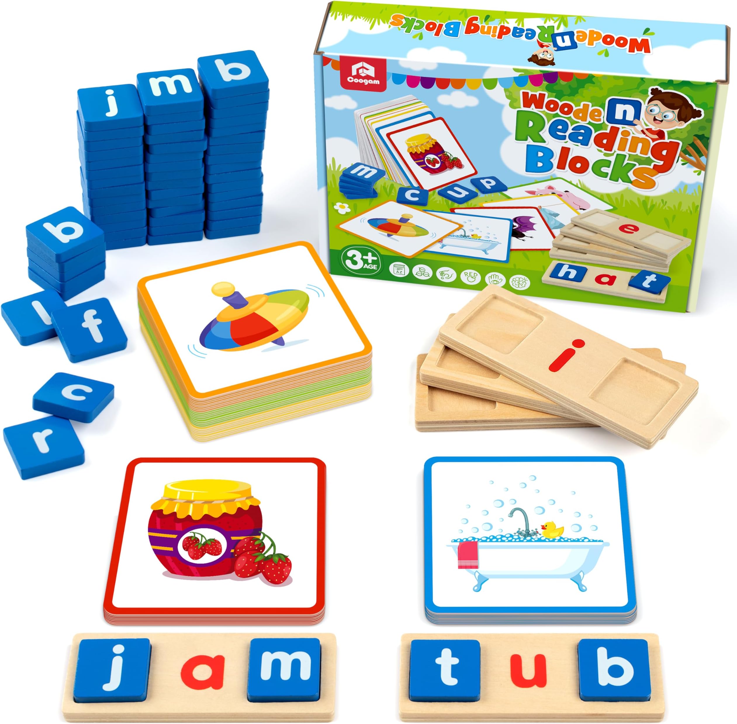 SpringFlower See & Spell Learning Educational Toys for 3 4 5 6 Years ...
