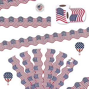 Amazon.com: JOINFANXIN 67.9 Ft National Flag Bulletin Board Borders Die ...