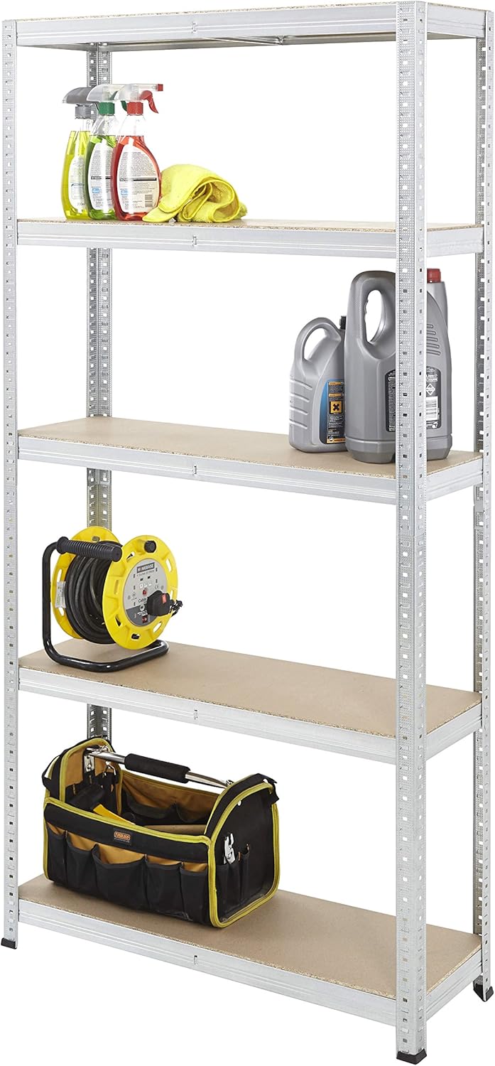 BiGDUG Garage Shelving Storage Racking Unit - 178 x 90 x 30cm 150kg Per ...