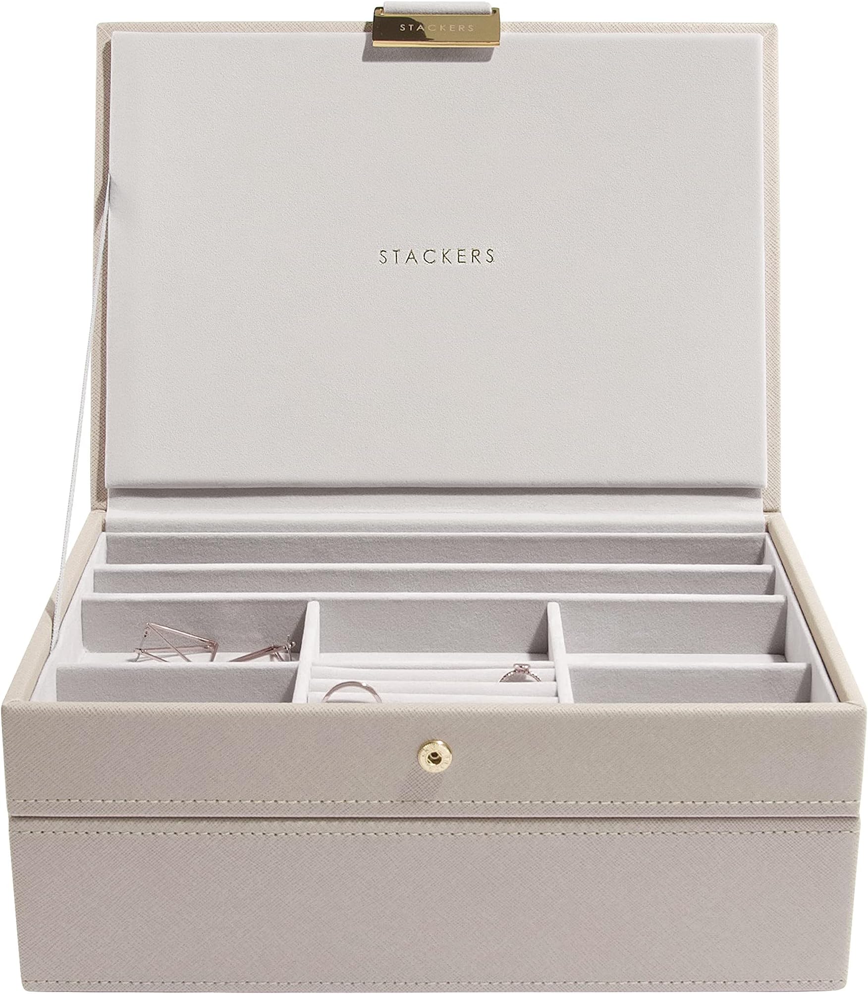 Stackers Blush Mini Jewellery Box Trinkets Layer : Amazon.co.uk: Fashion
