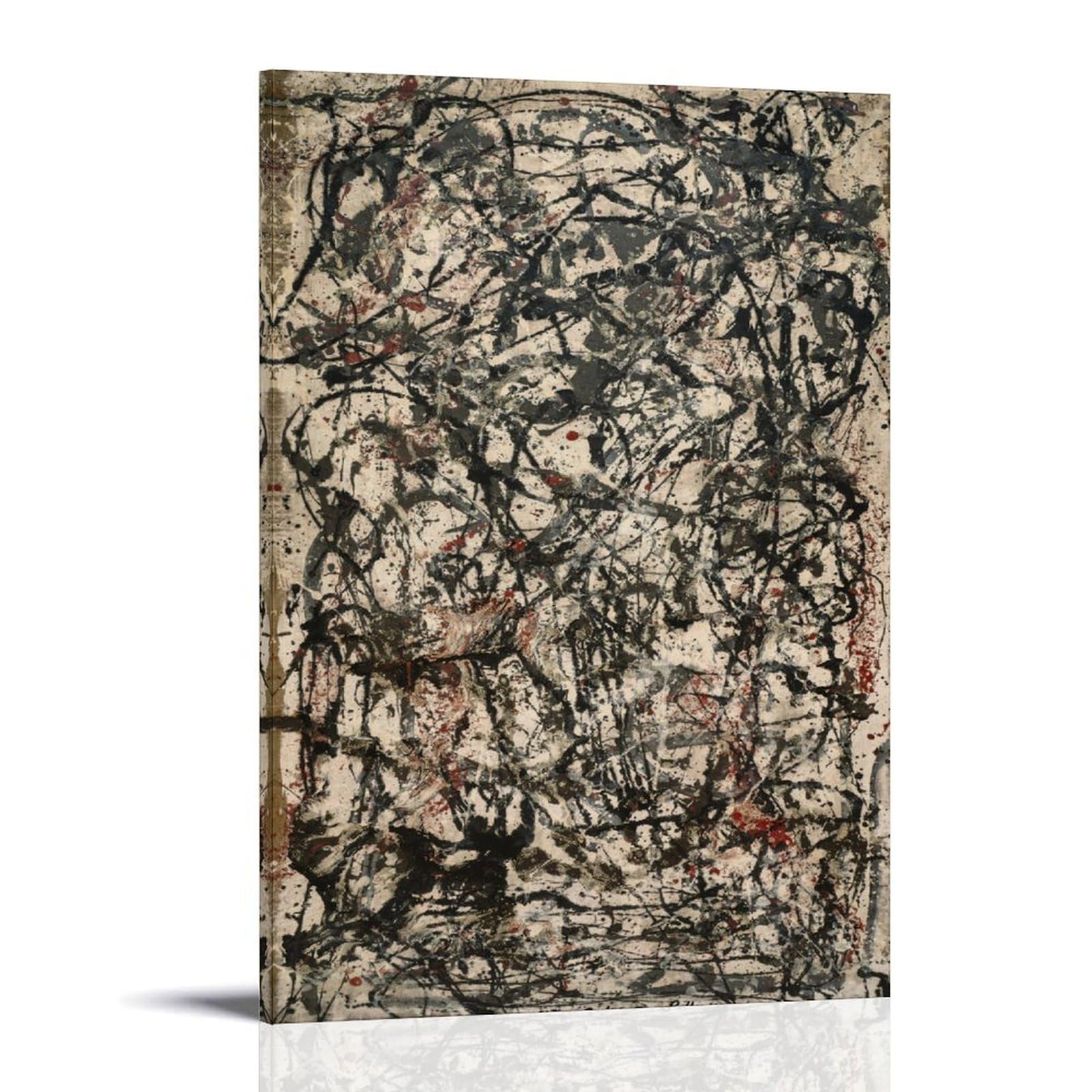 Jackson Pollock Enchanted Skog Jackson Pollock Style Framed Art Prints