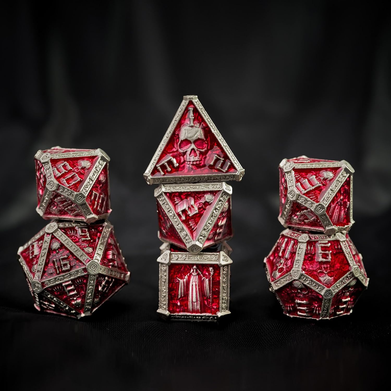 Amazon.com: UD Unique Dice DND Metal Dice Set D&D Polyhedral Dice Set ...