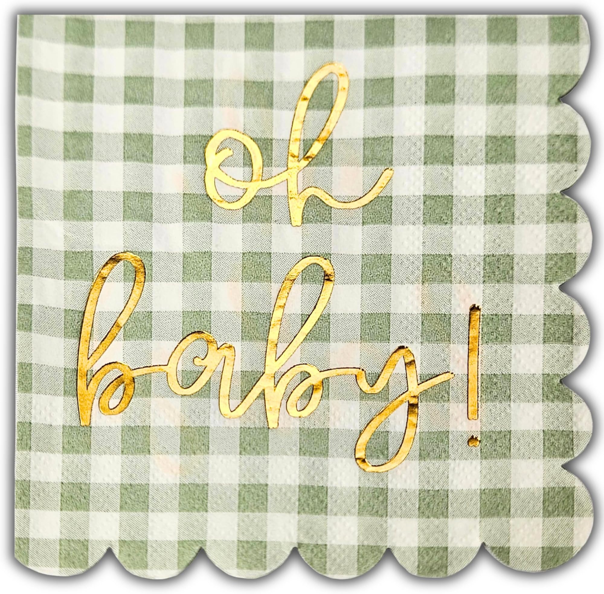 Amazon.com | Cloverjoyed 'Oh Baby' Baby Shower Decorations, 50 Pack ...