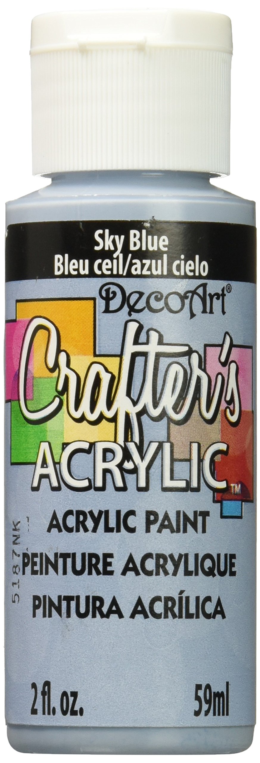Amazon.com: DecoArt Crafter's Acrylic Paint, 2-Ounce, Sky Blue