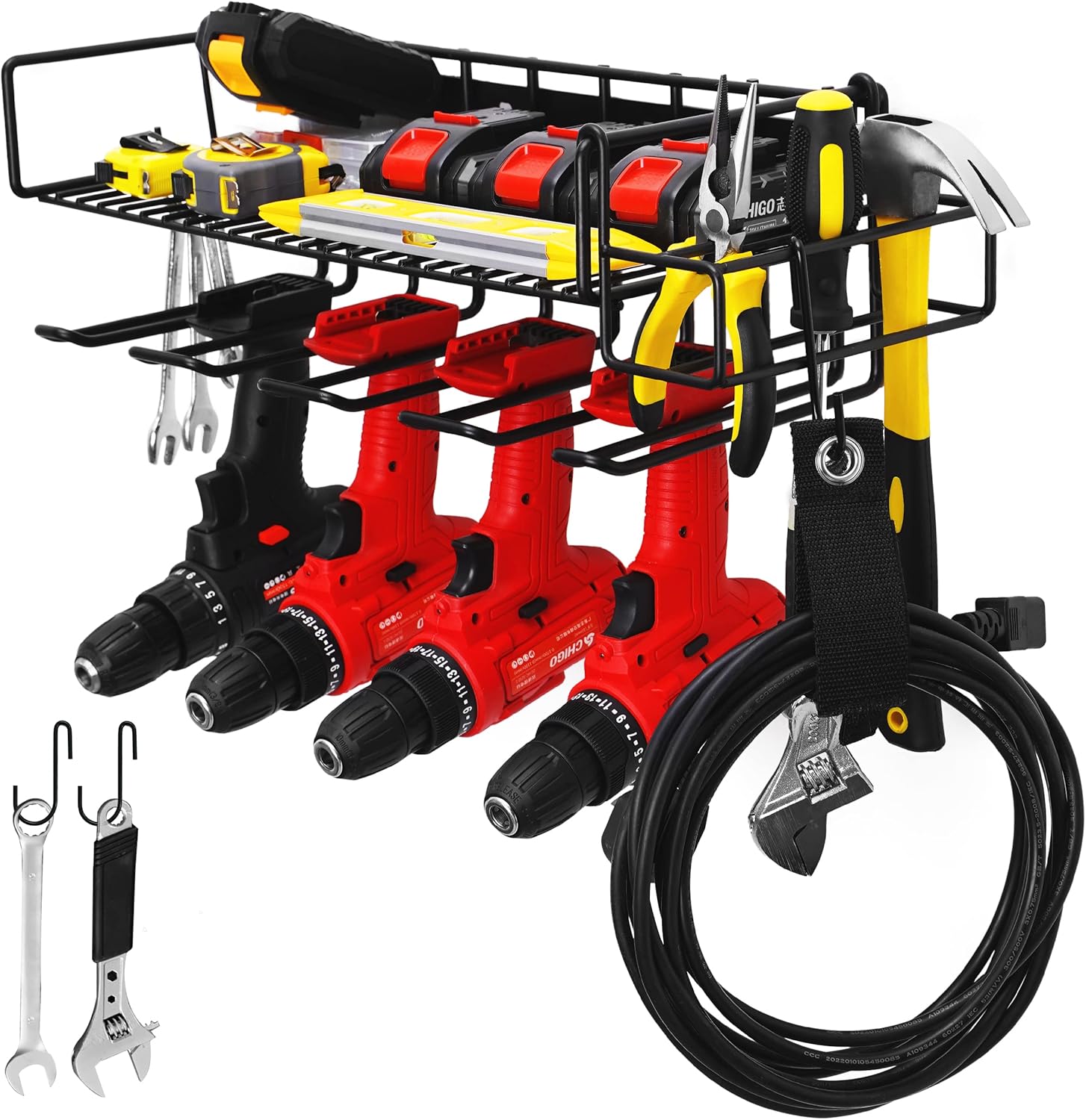 Amazon.com: SamTool Power Tool Organizer Wall Mount with Detachable ...