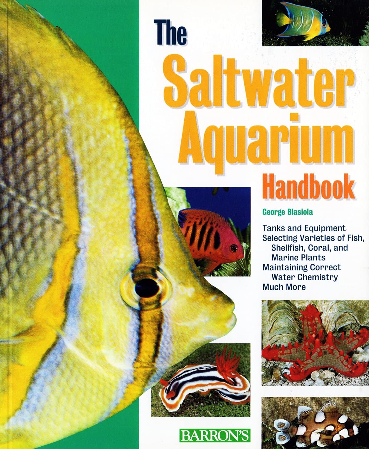 The Saltwater Aquarium Handbook (Barron's Pet Handbooks): Blasiola ...
