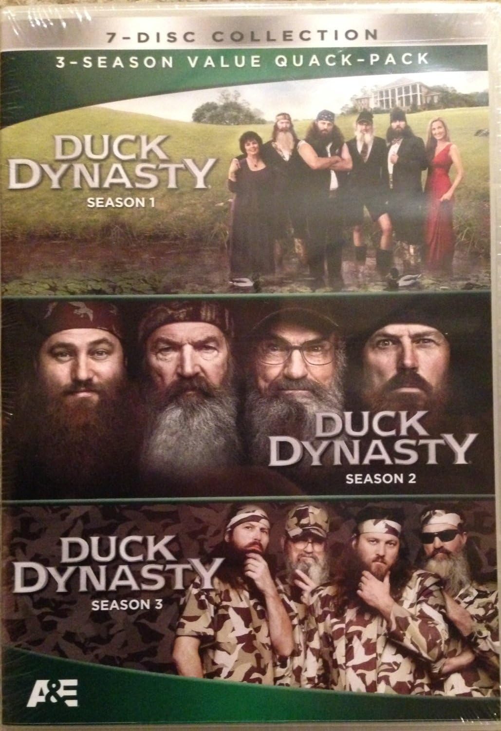 Duck Dynasty, Seasons 1, 2, and 3, one two, three DVD Value Quack-Pack ...