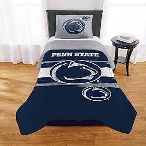Amazon.com: Penn State Nittany Lions Comforter Set – Penn State Bedding ...