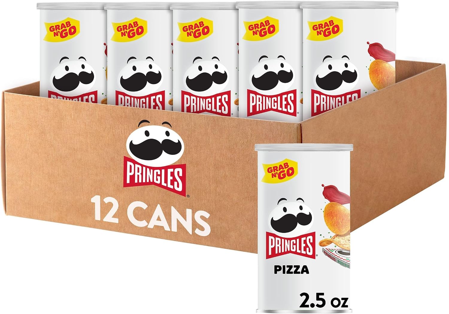Amazon.co.jp: Pringles Potato Crisps Chips, Lunch Snacks, On-The-Go ...