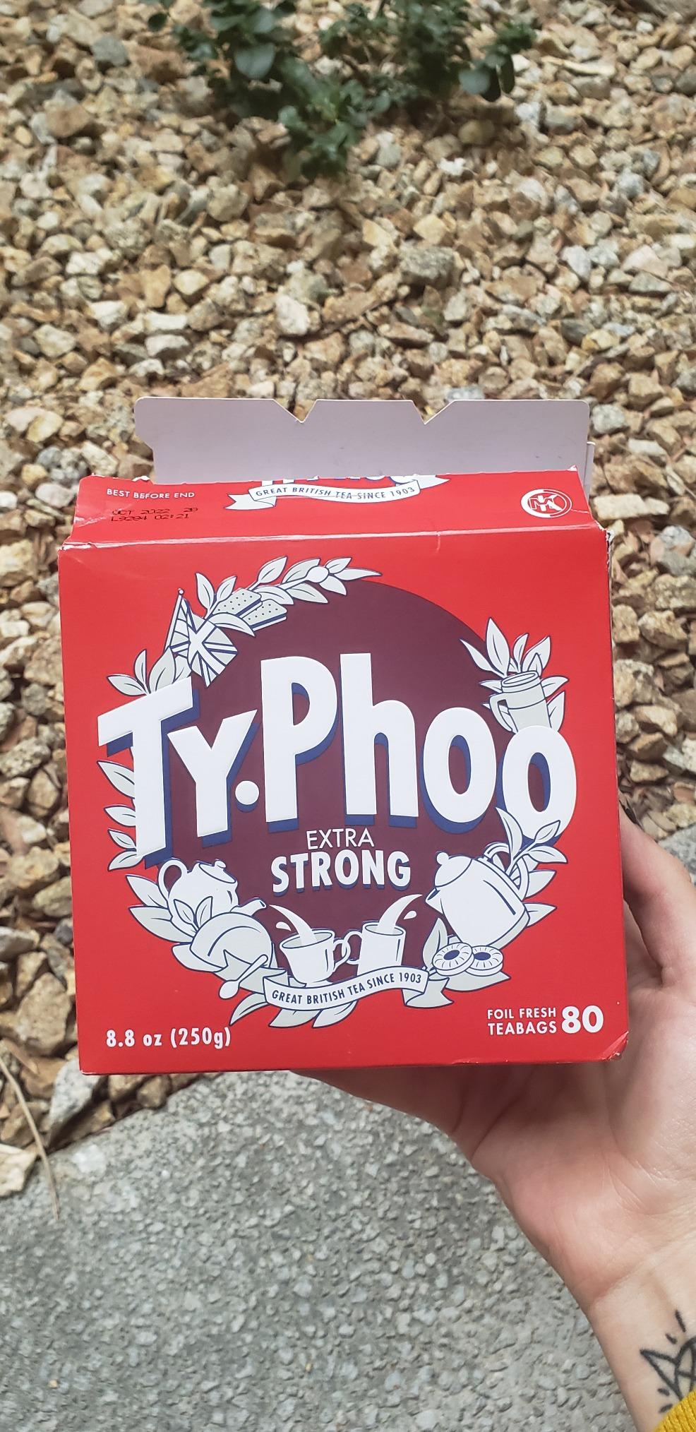 Amazon.com : Typhoo Extra Strong - Tea Bags 80 Foil Fresh Teabags ...