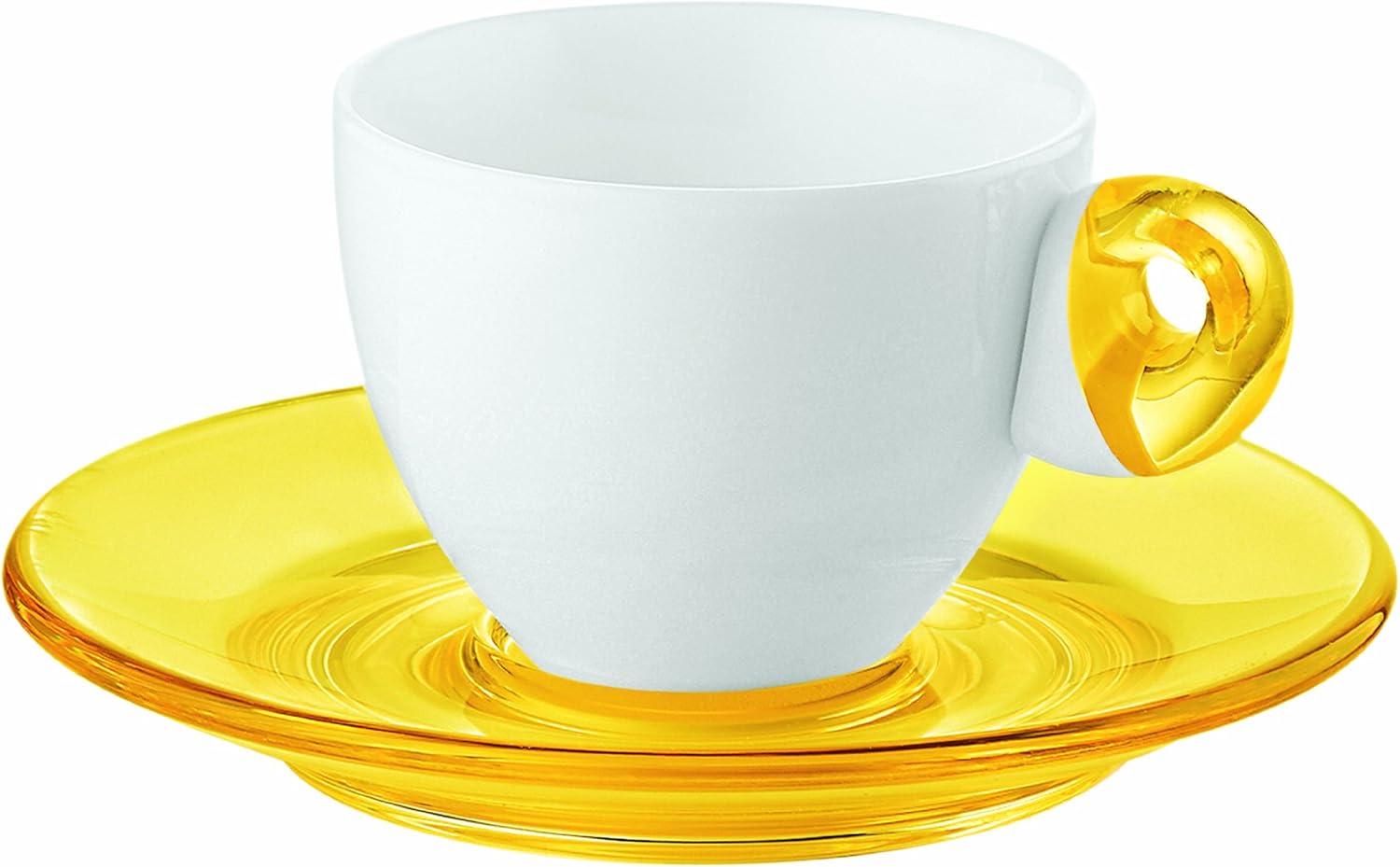 Guzzini 22320388 6 Espresso Cups with Saucers : Amazon.co.uk: Home ...