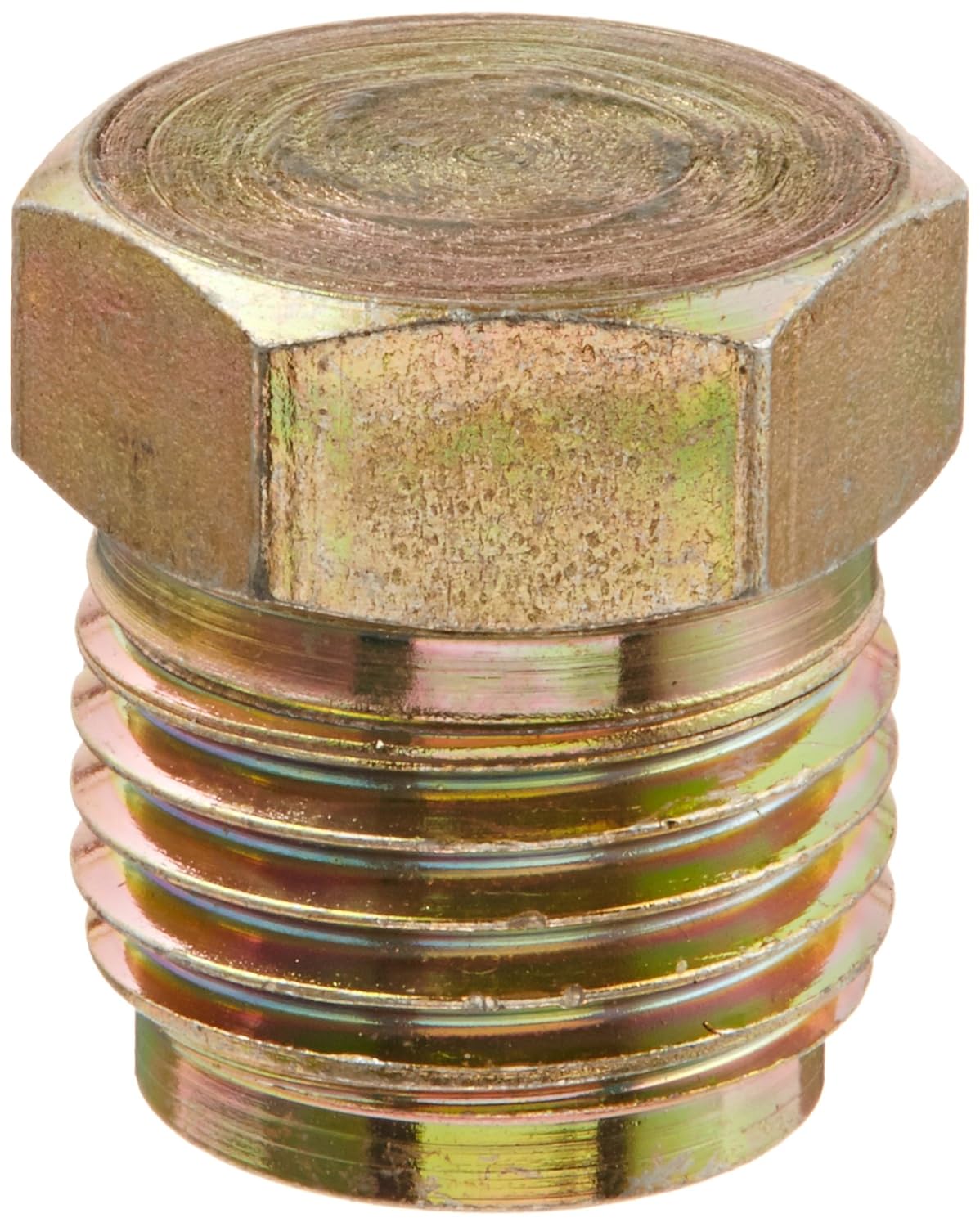 Eaton Weatherhead 131X5 Brass CA360 Inverted Flare Brass Fitting, Plug, 5/16" Tube OD (Pack of 5 ...