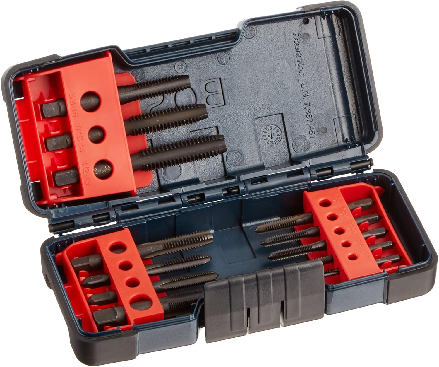 Bosch B44711 12-Piece Black Oxide Plug Tap Set - Tap And Die Sets ...