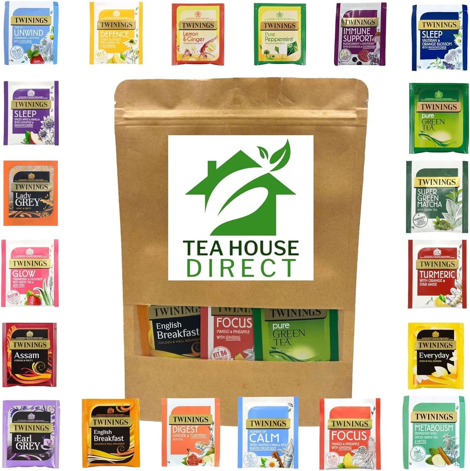 Twinings Superblends, Green Black, Fruit & Herbal Selection - Digest ...