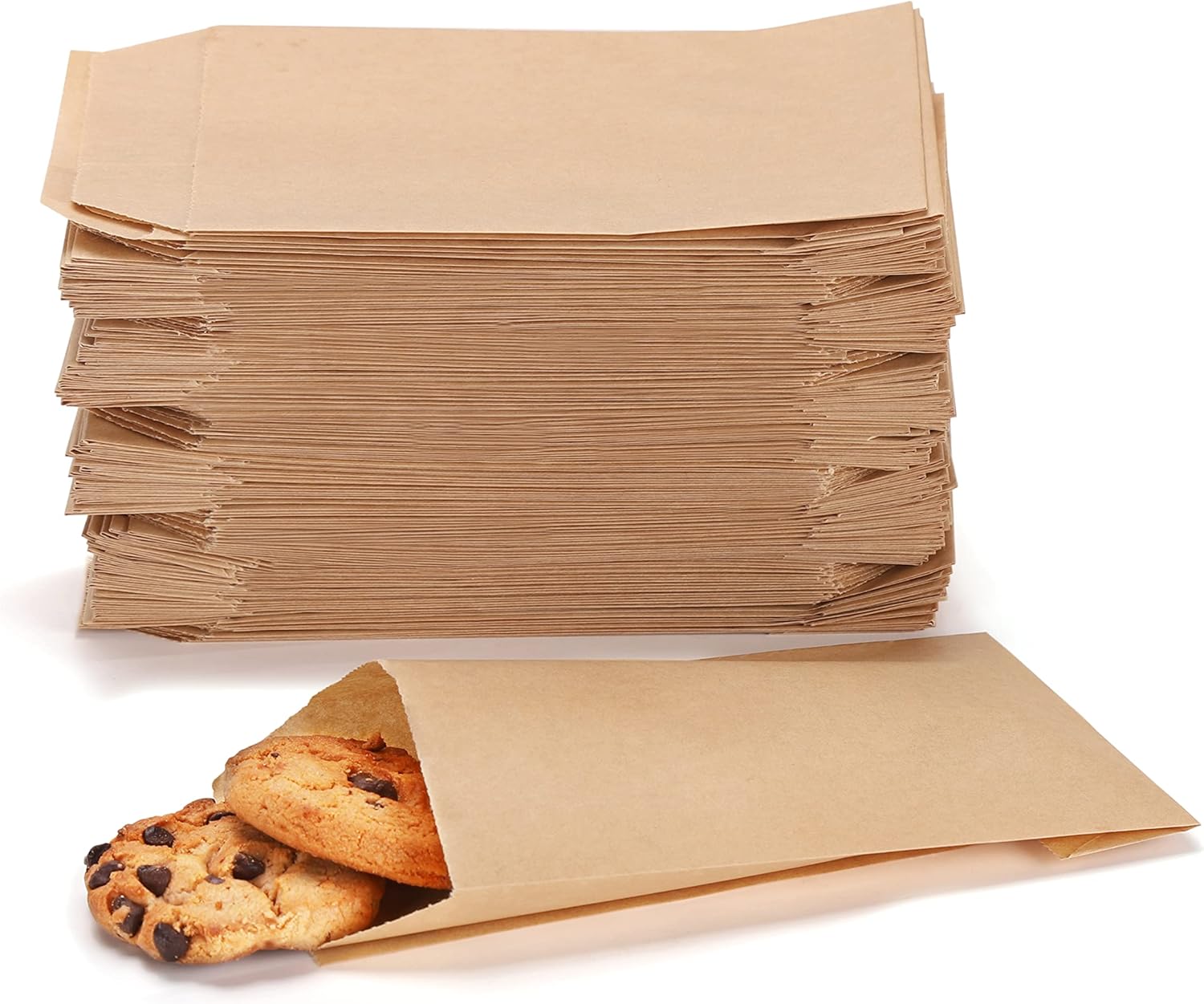 Amazon.com : SEMNOZ 200 Pack Small Paper Bags, Natural Mini Brown Paper ...