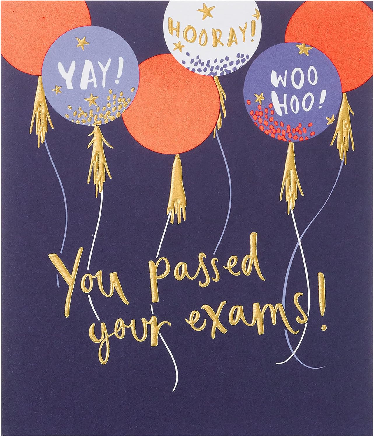 UK Greetings Passing Exams Card For Her/Female/Friend With Envelope ...