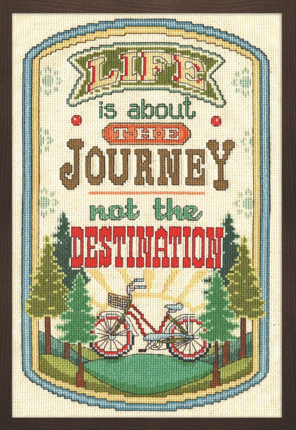 Amazon.com: Design Works Crafts Inc. 2901 The Journey, 8'' x 12 ...