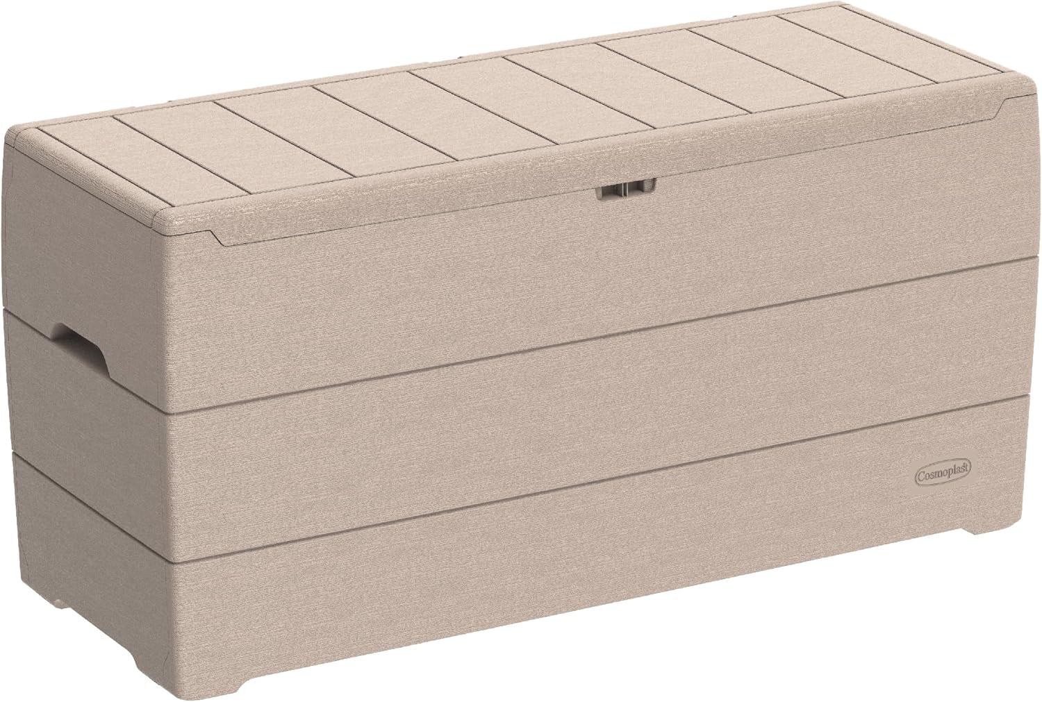 Cosmoplast Plastic Cedargrain Deck Storage Box 270 Liters For Indoors ...