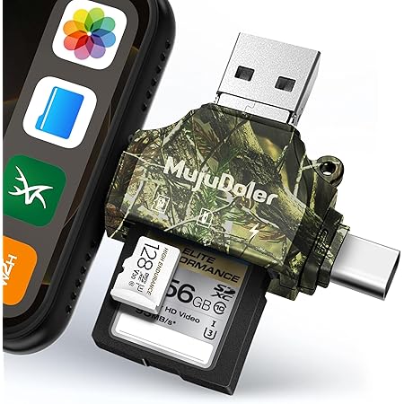Amazon.com: Trail Cam Tracker SD Card Reader for iPhone & Android Micro ...