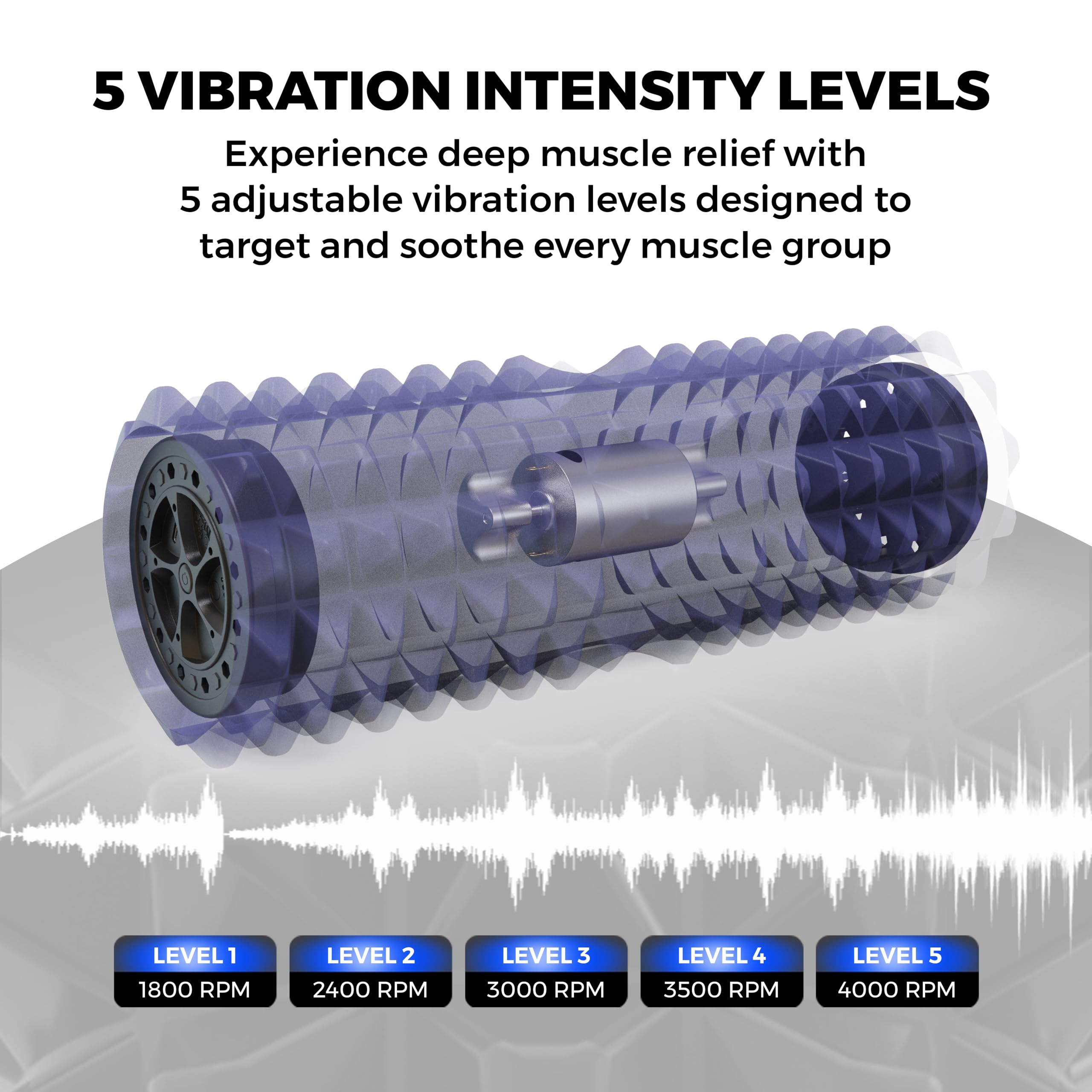 Snapklik.com : Nordic Lifting Vibrating Foam Roller W/ 5 Intensity ...