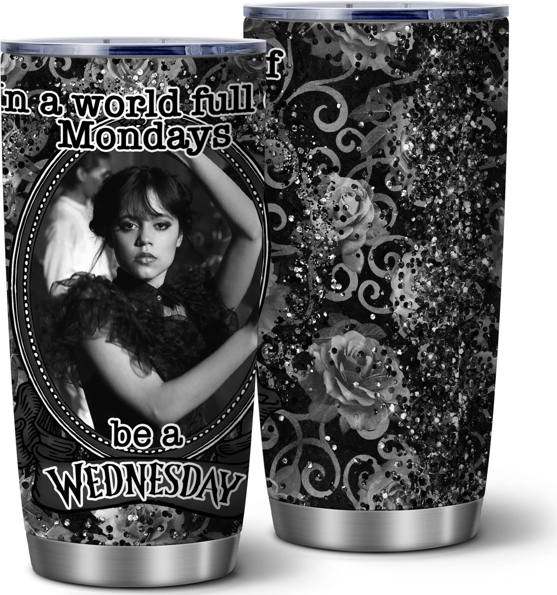 Amazon.com | Wednesday Addams Gifts,Wednesday Tumbler,Wednesday Addams ...