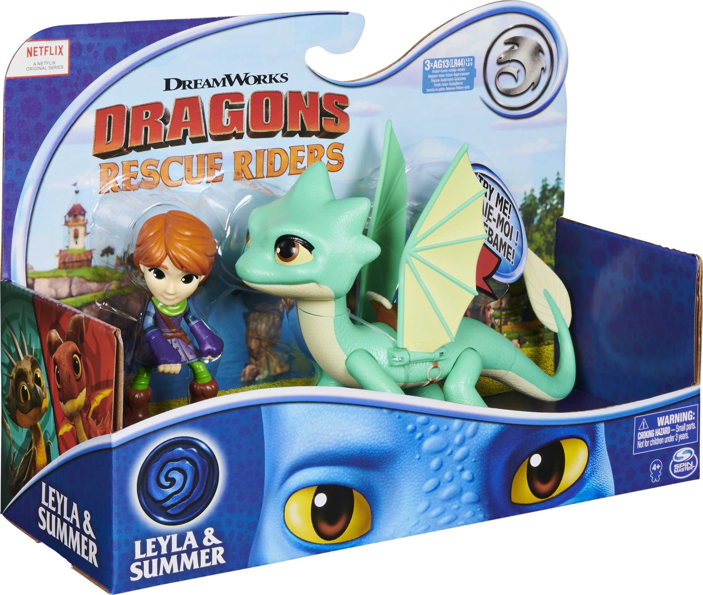 Dreamworks Dragons Rescue Riders, Summer and Leyla, Dragon and Viking ...