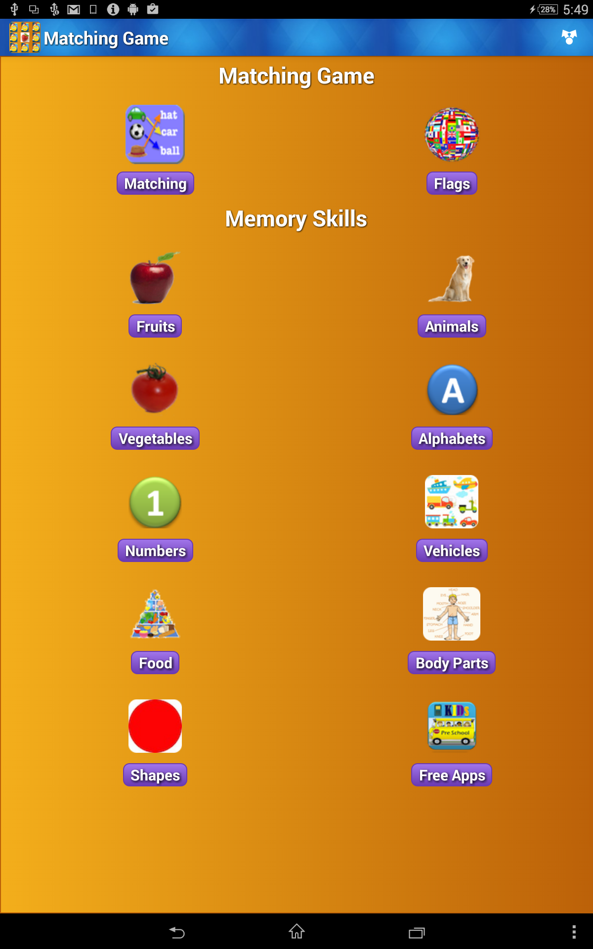 Flip & Match - Matching Game - App on Amazon Appstore