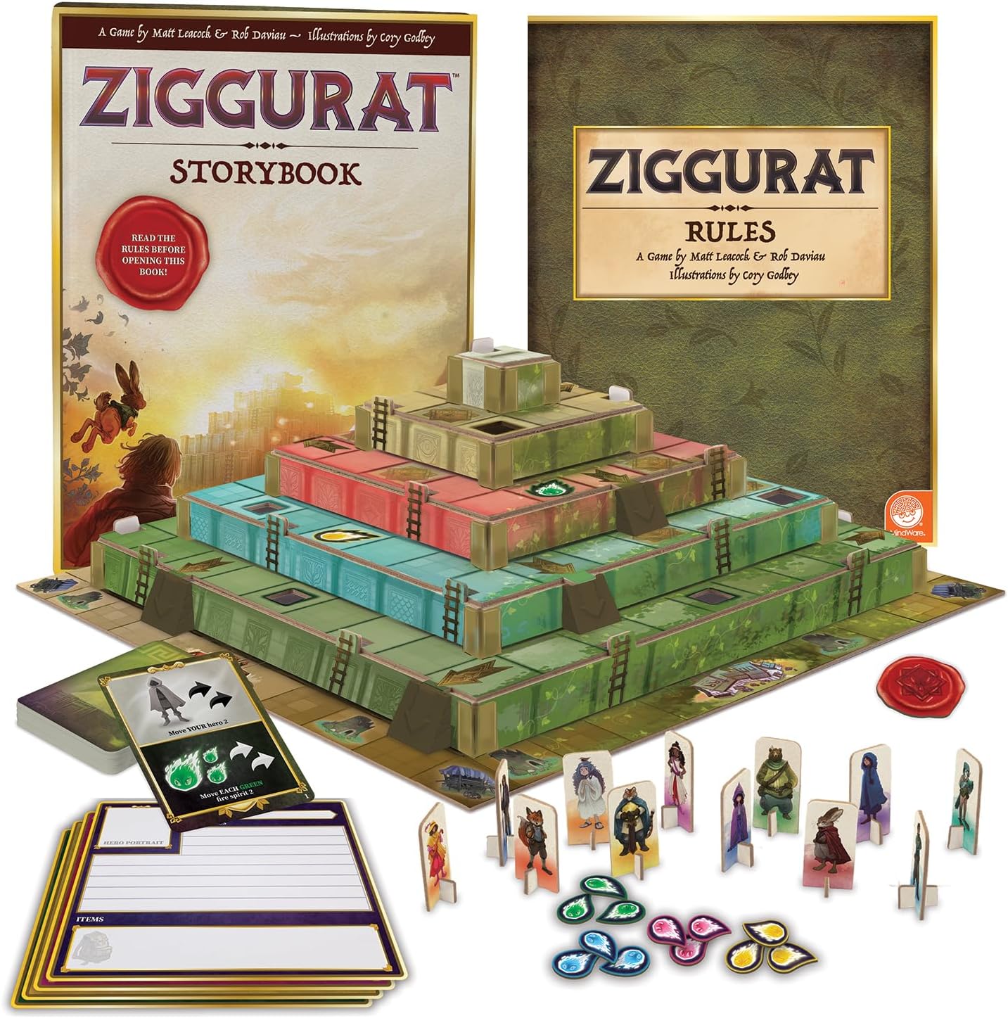 Amazon.com: MindWare Ziggurat Cooperative Family Legacy Adventure Game ...