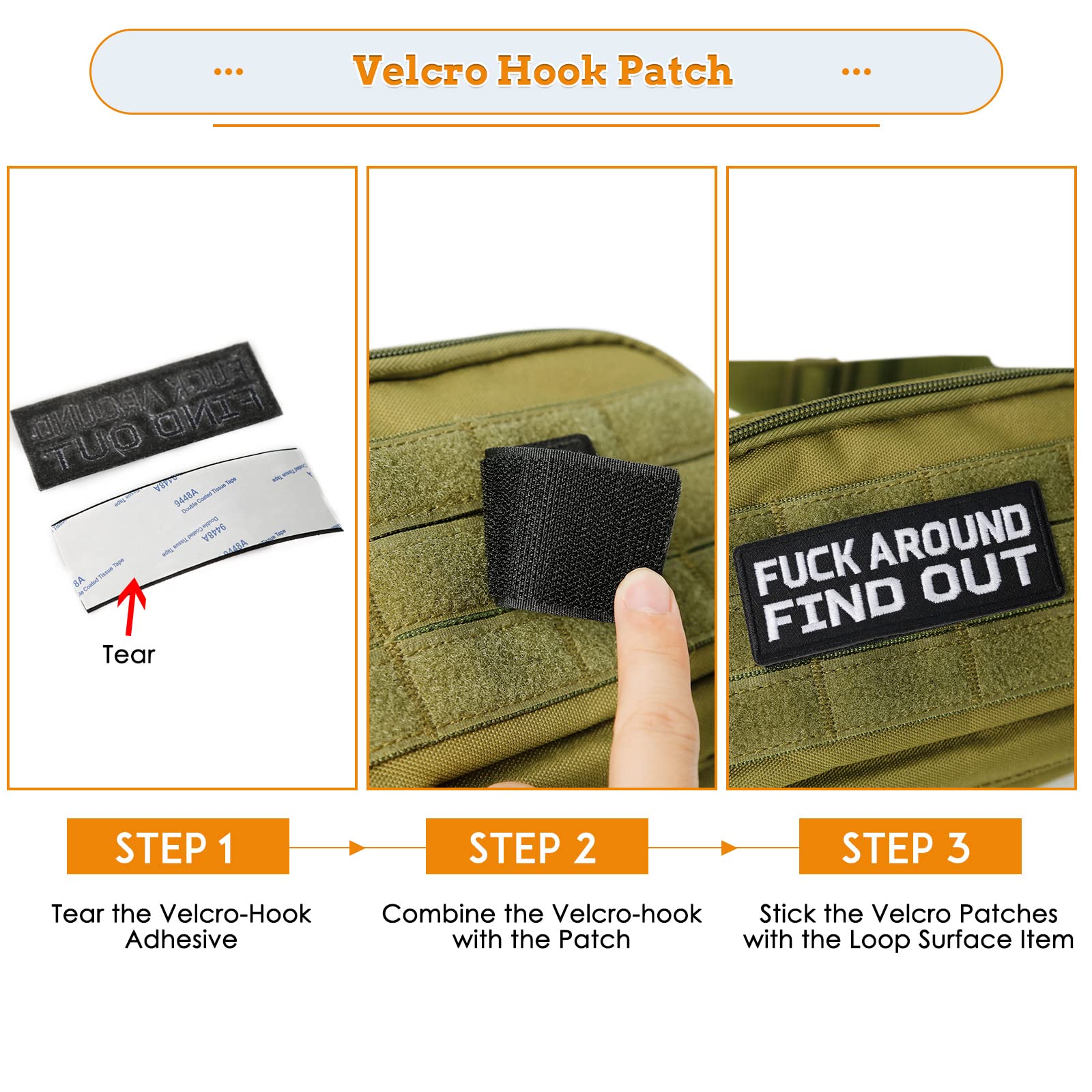 Snapklik.com : OCQOTAT Fuck Around And Find Out Patches - 3 Pack Funny ...