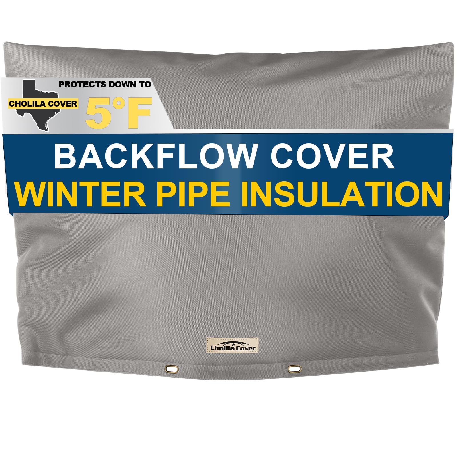 Backflow Preventer Cover Insulated (5°F) with Thicker 7 Layers Fabric ...