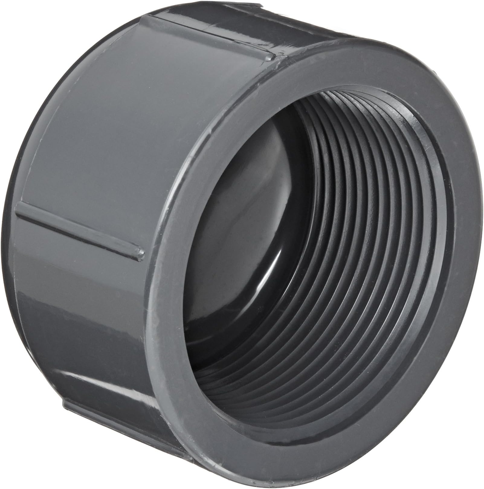 Amazon.com: uxcell 1/2PT Pipe Fitting Cap, PVC Round Female Thread Hose ...