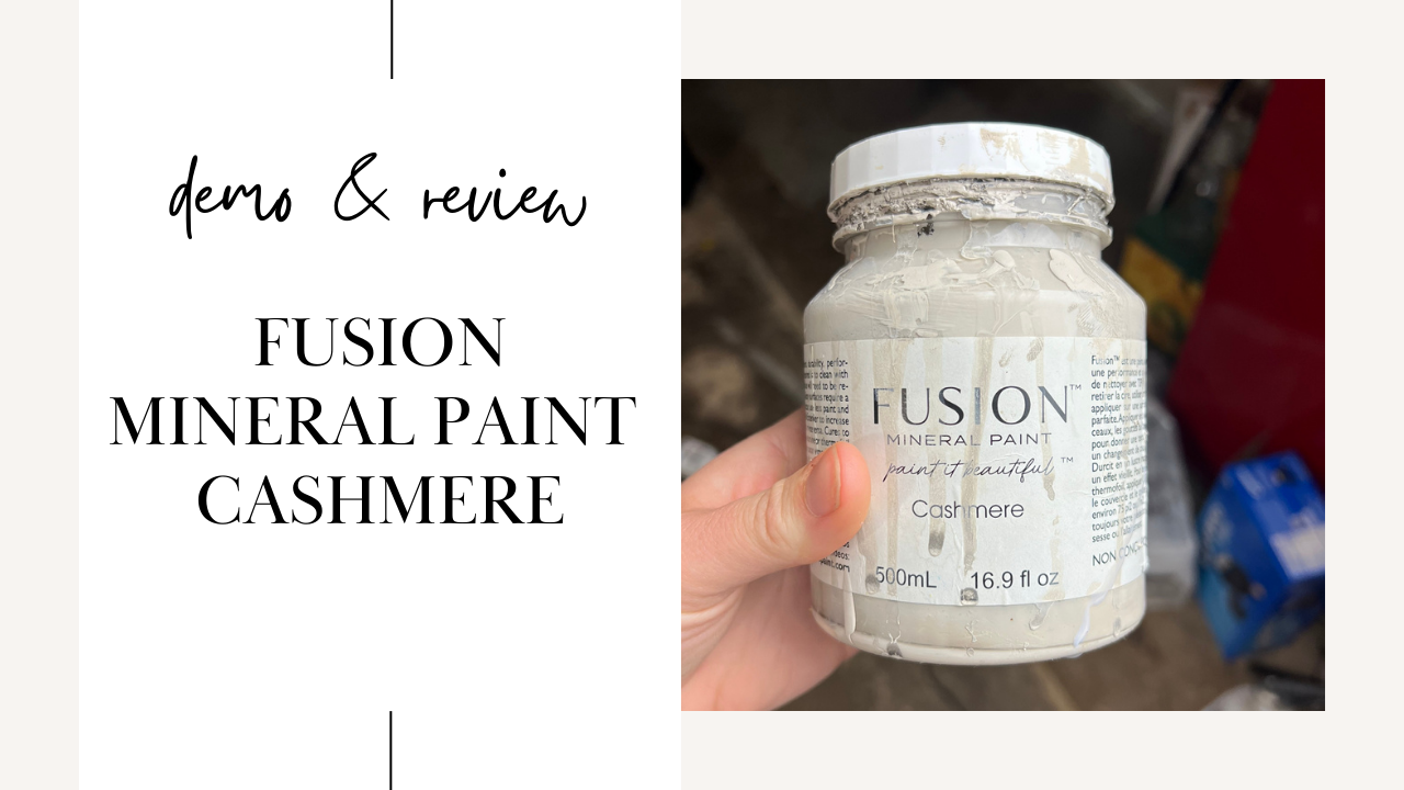 Watch Cashmere by Fusion Mineral Paint! Demo and Review! on Amazon Live