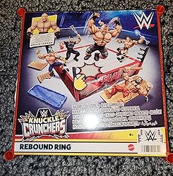 Amazon.com: Mattel WWE Knuckle Crunchers Playset with Action Figure ...