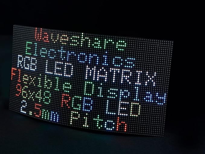 Amazon.com: Flexible RGBFull Color LED Matrix Panel 96x48 Pixels, 2.5mm ...