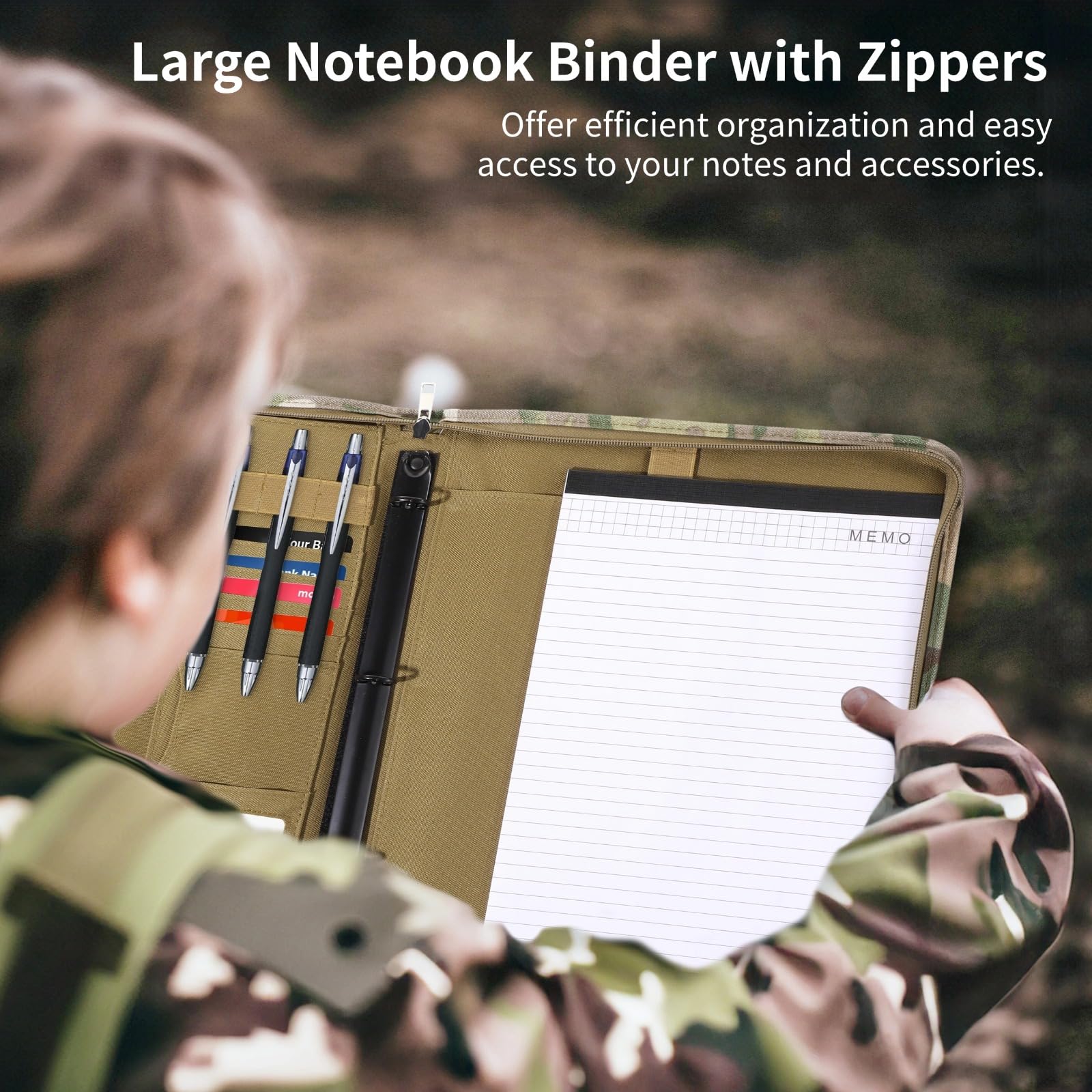 Portfolio Notebook Tactical Notebook Padfolio - OCP Binder With 25 ...