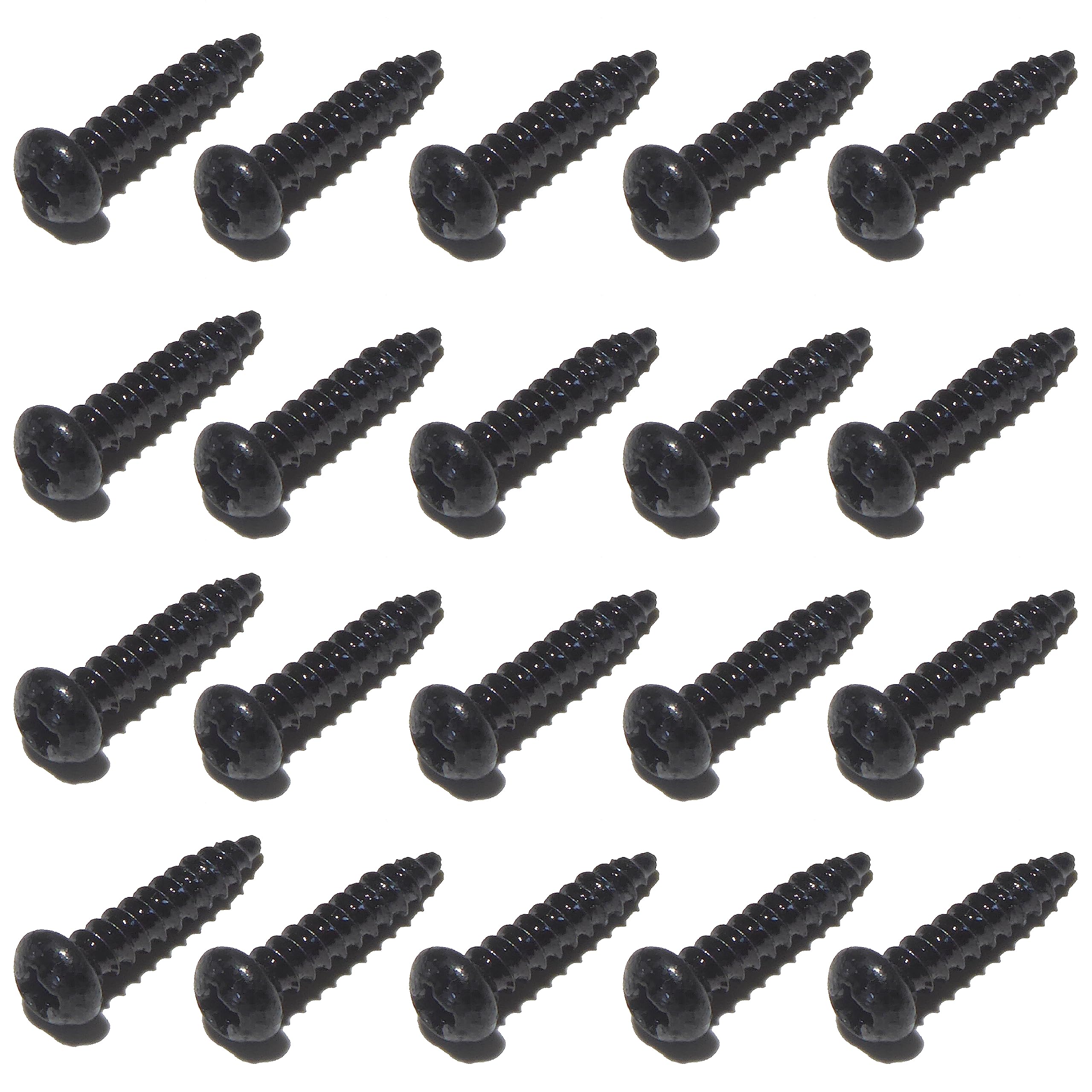 20 Black Guitar Machine Head Screws small DIY model making screws ...