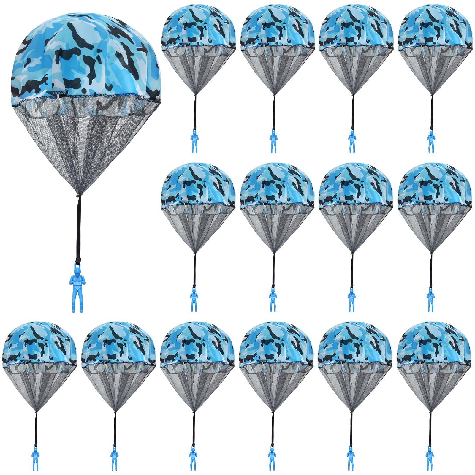 Snapklik.com : Catcan 15 Pcs Parachute Toy, Camo Parachute Men Toy ...