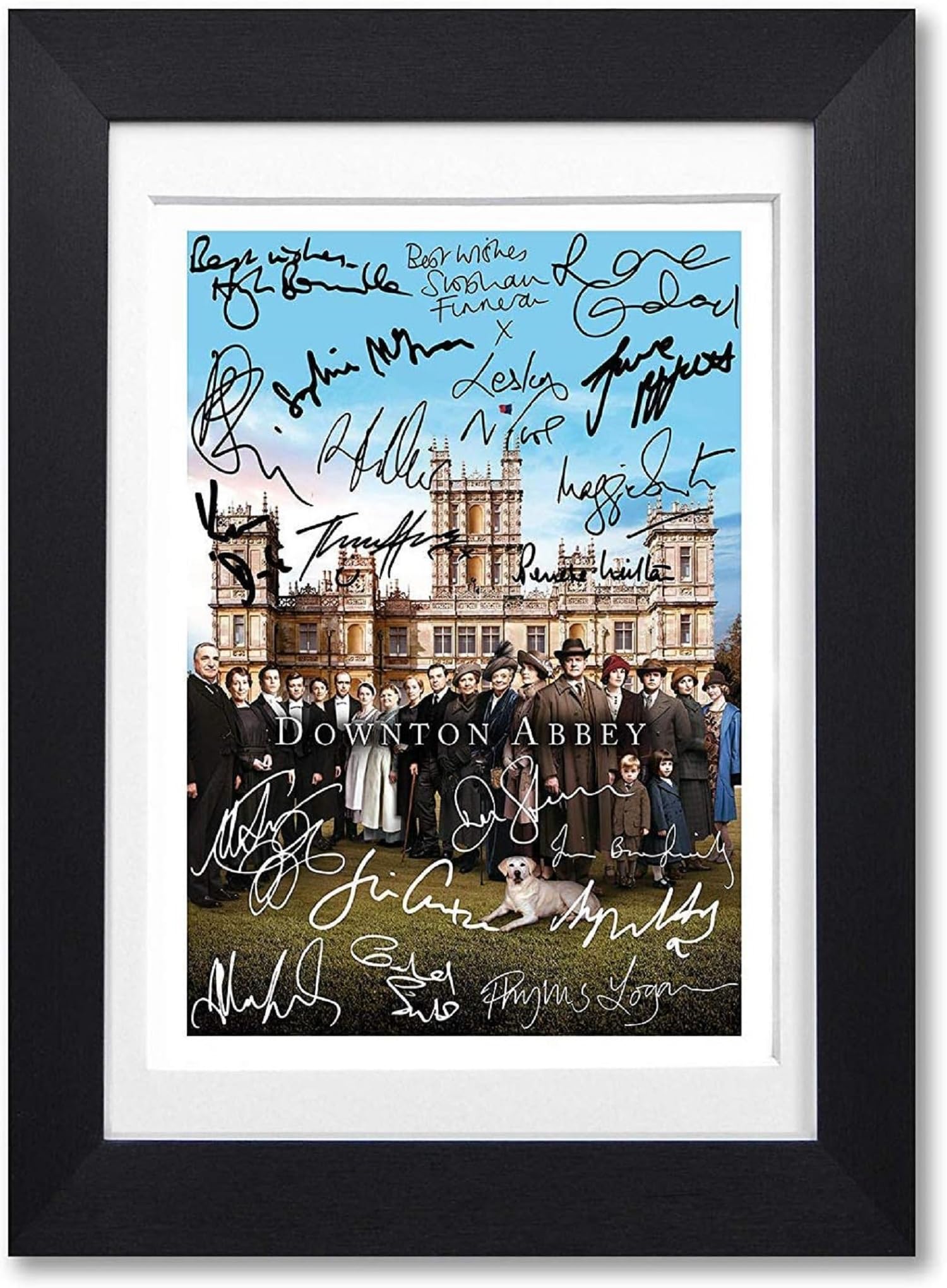 Downton Abbey Cast Signed Autograph A4 Poster Photo Picture Tv ...