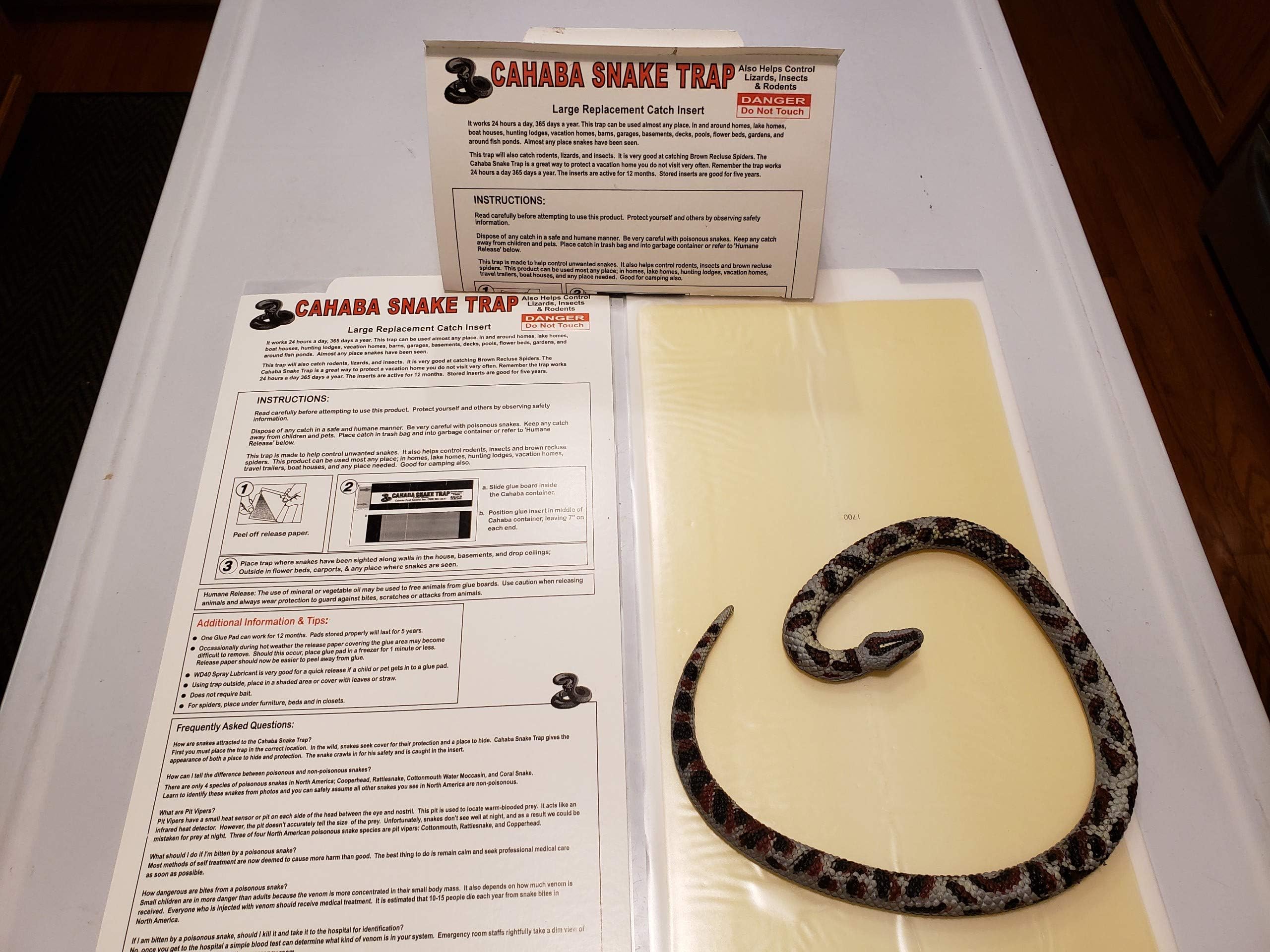 Amazon.com : Cahaba Snake Trap, Glue Board 6 Pack : Patio, Lawn & Garden