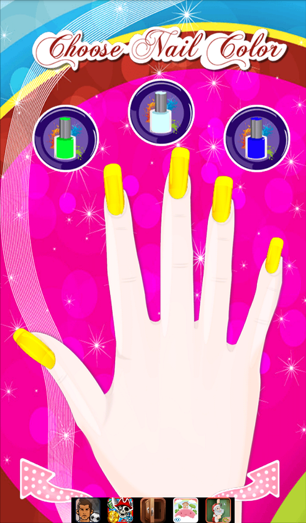 Princess Nail Dress Up Salon - Nail games for girls free:Amazon.com ...