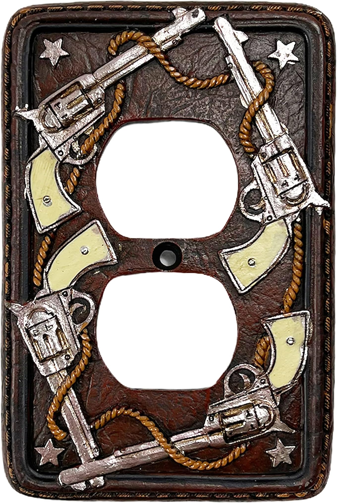 Urbalabs Western Cowboy Horse Rustic Metal Textured Rust Decorative ...