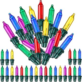 Amazon.com: Mudder 100 Pieces 2.5V Replacement Christmas Tree Light ...