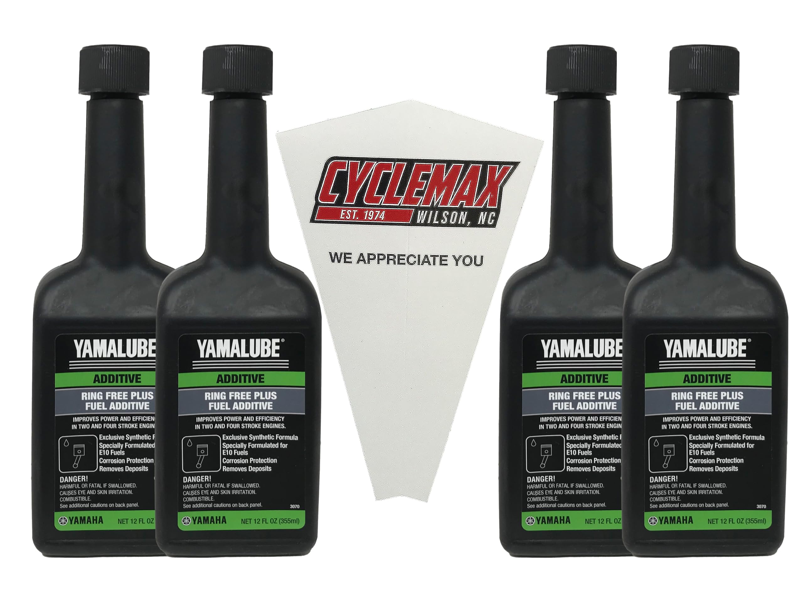 Amazon.com: CYCLEMAX Four Pack Compatible with Yamaha Ring Free Plus ...