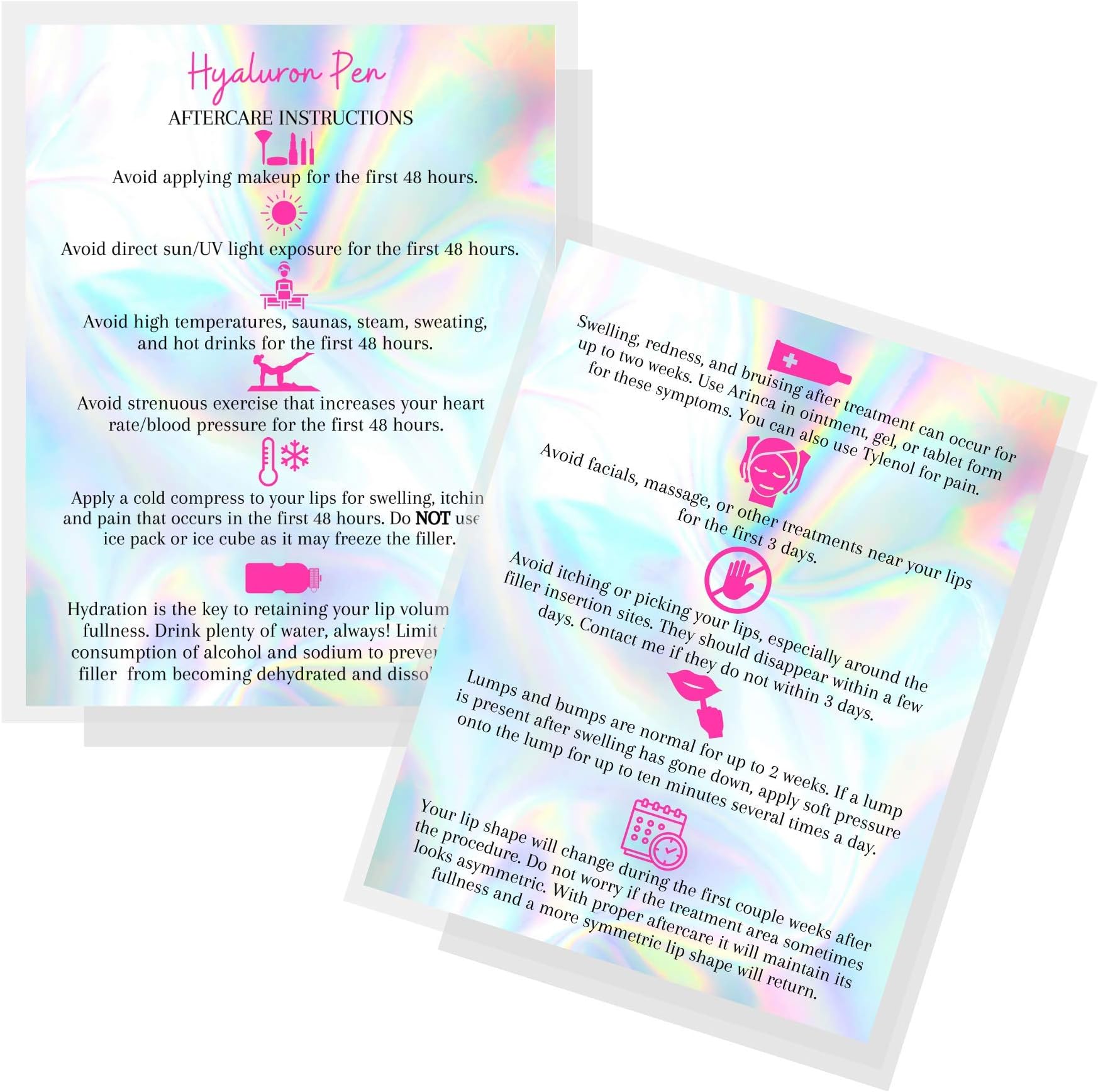 Amazon.com : Boutique Marketing LLC Botox Filler Injection Aftercare ...