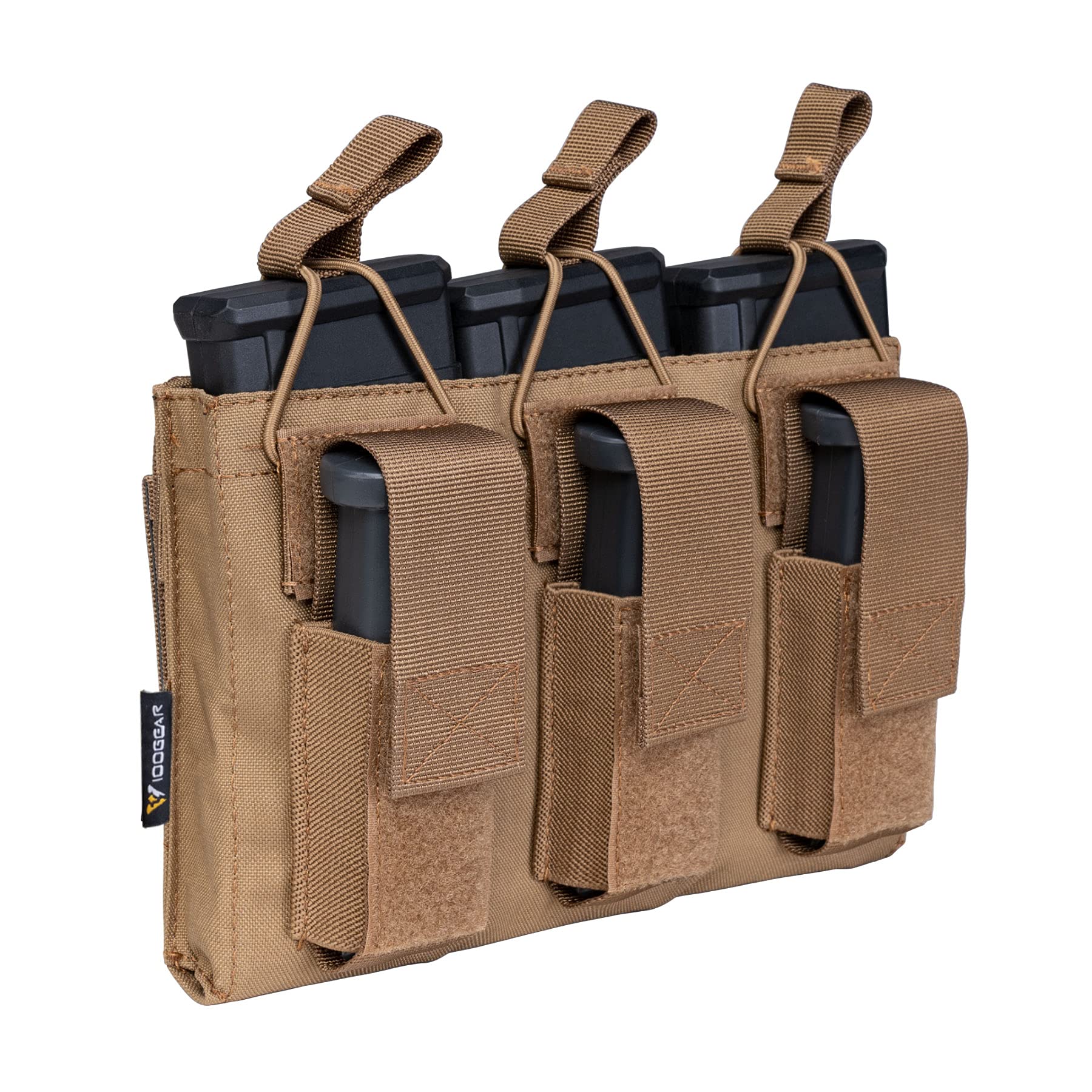Buy IDOGEAR Molle Mag Pouch for 5.56mm Magazines & 9mm Pistol Magazines ...