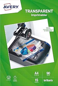 Inkjet Transparencies A4 Clear 15 Sheets : Amazon.ca: Office Products